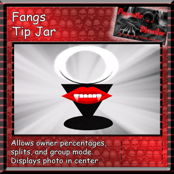 Second Life Marketplace - Fang Tip Jar 1.0